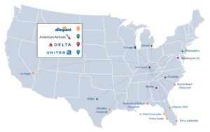 Airline Destinations – Blue Grass Airport – LEX